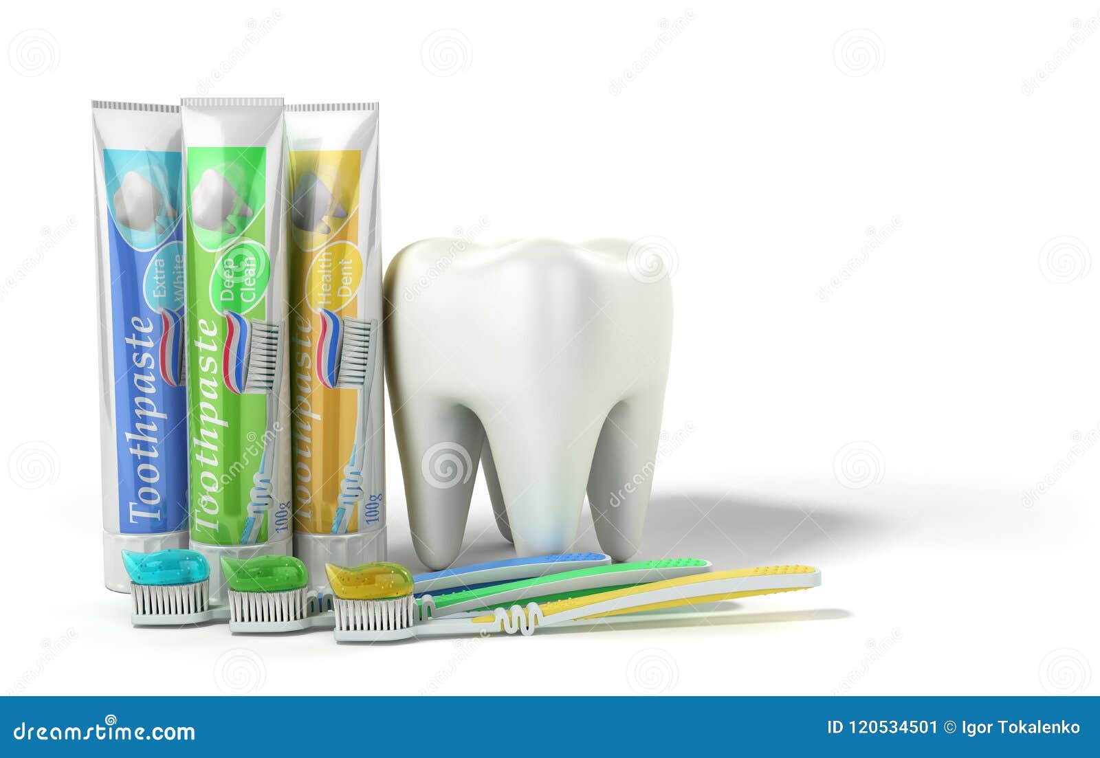 Modern Concept of the Design of a Tube of Toothpaste Toothpaste Stock ...