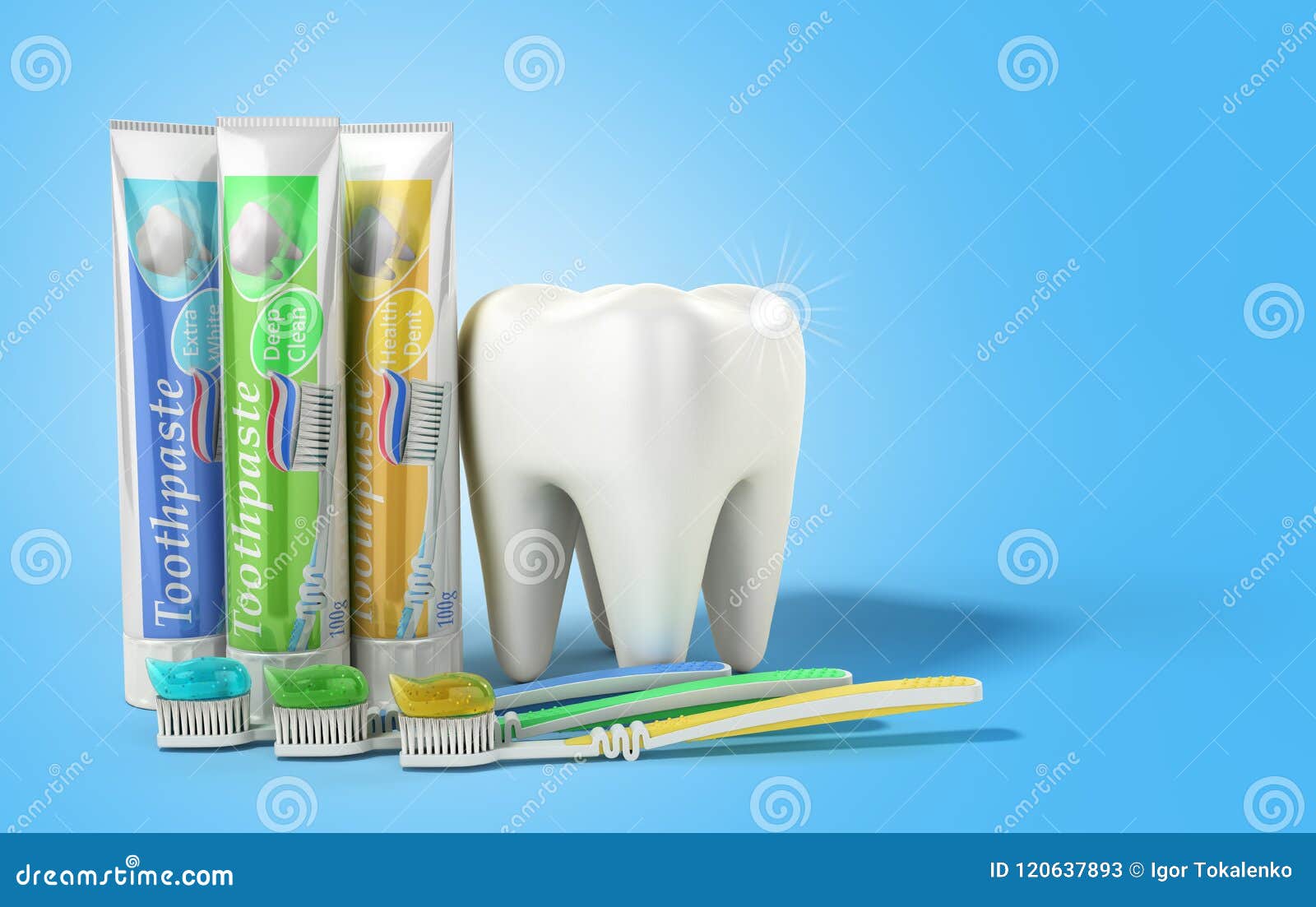 Modern Concept of the Design of a Tube of Toothpaste Toothpaste Stock ...