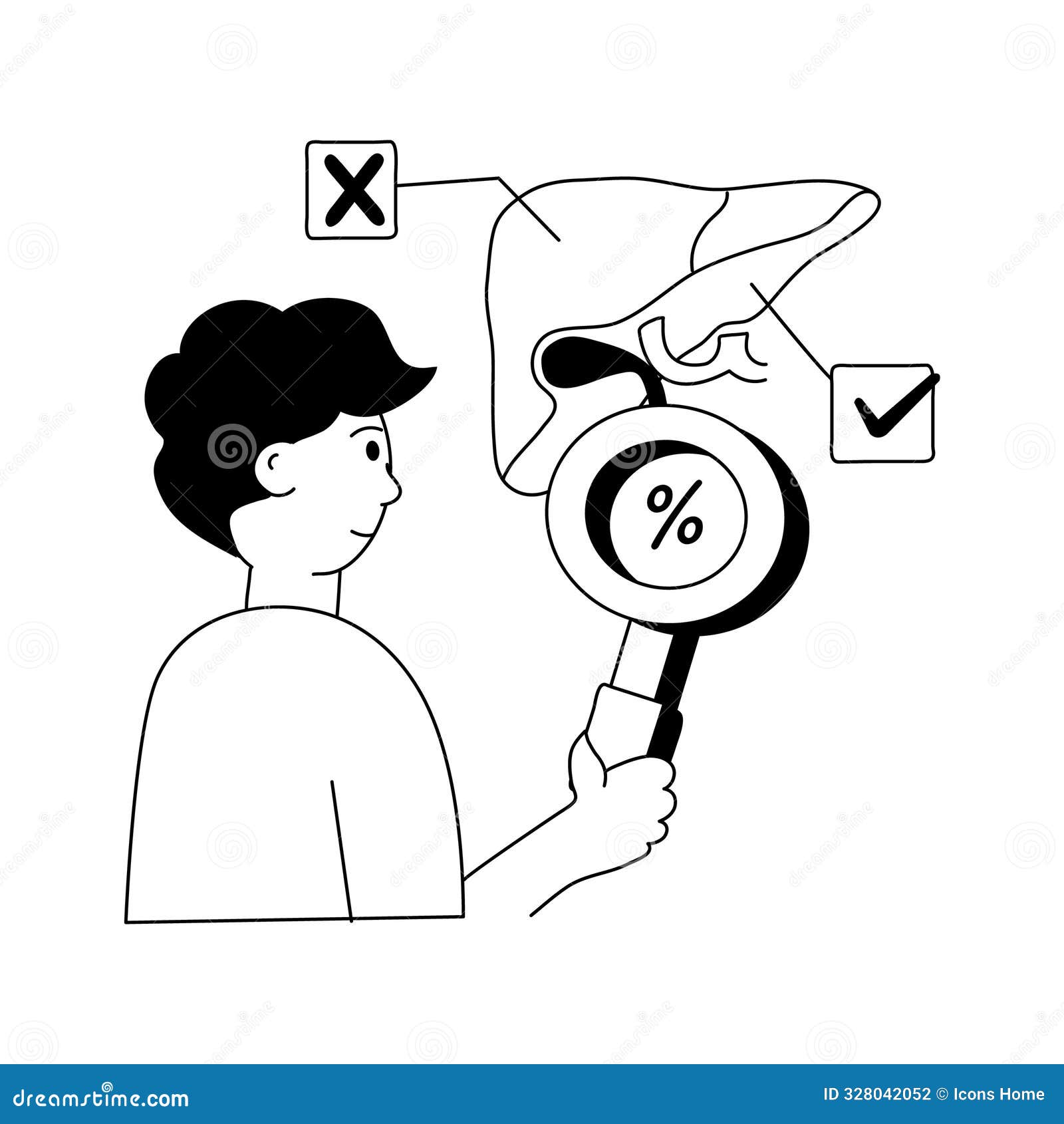 Illustration Of Liver Cell Cartoon Vector | CartoonDealer.com #245464901