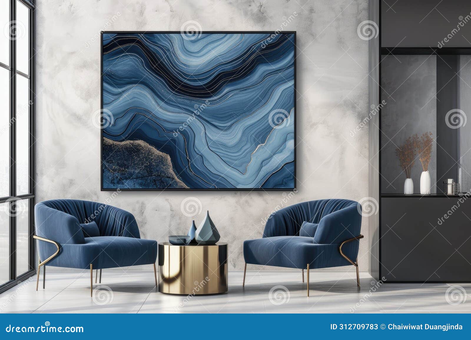 Modern Concept Ocean Art Naturally Elegant Style AI Generated Stock ...