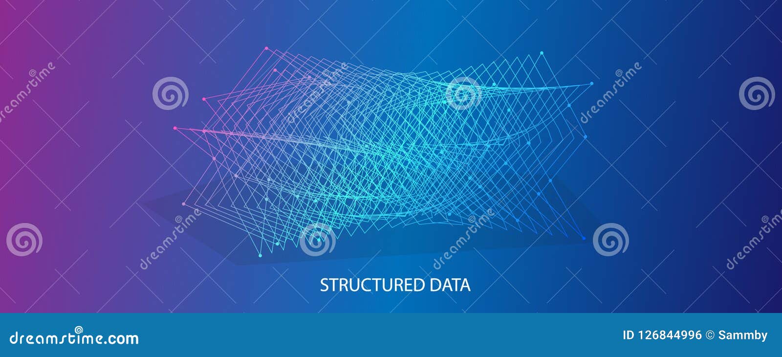 Structured Data - 3d Isometric Style Data Optimization Concept. Flat ...
