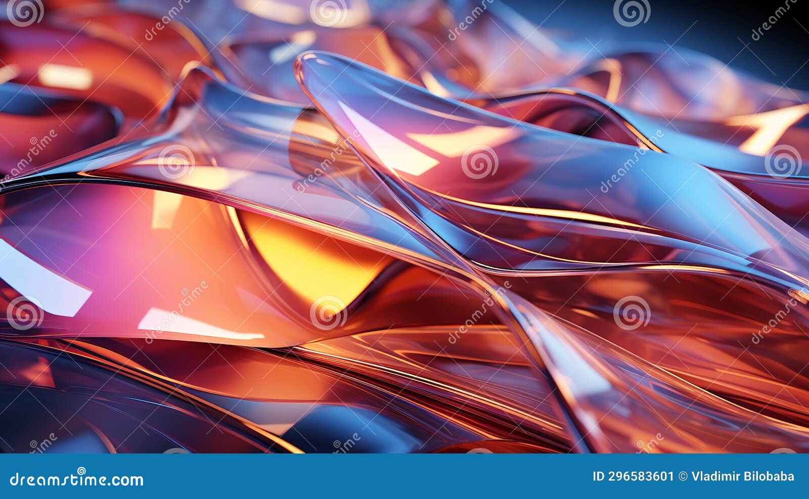 Modern Conceptual Color 3D Background for Design of Visual Projects ...
