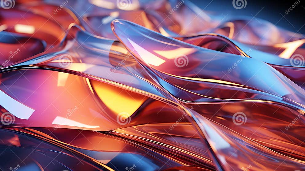 Modern Conceptual Color 3D Background for Design of Visual Projects ...