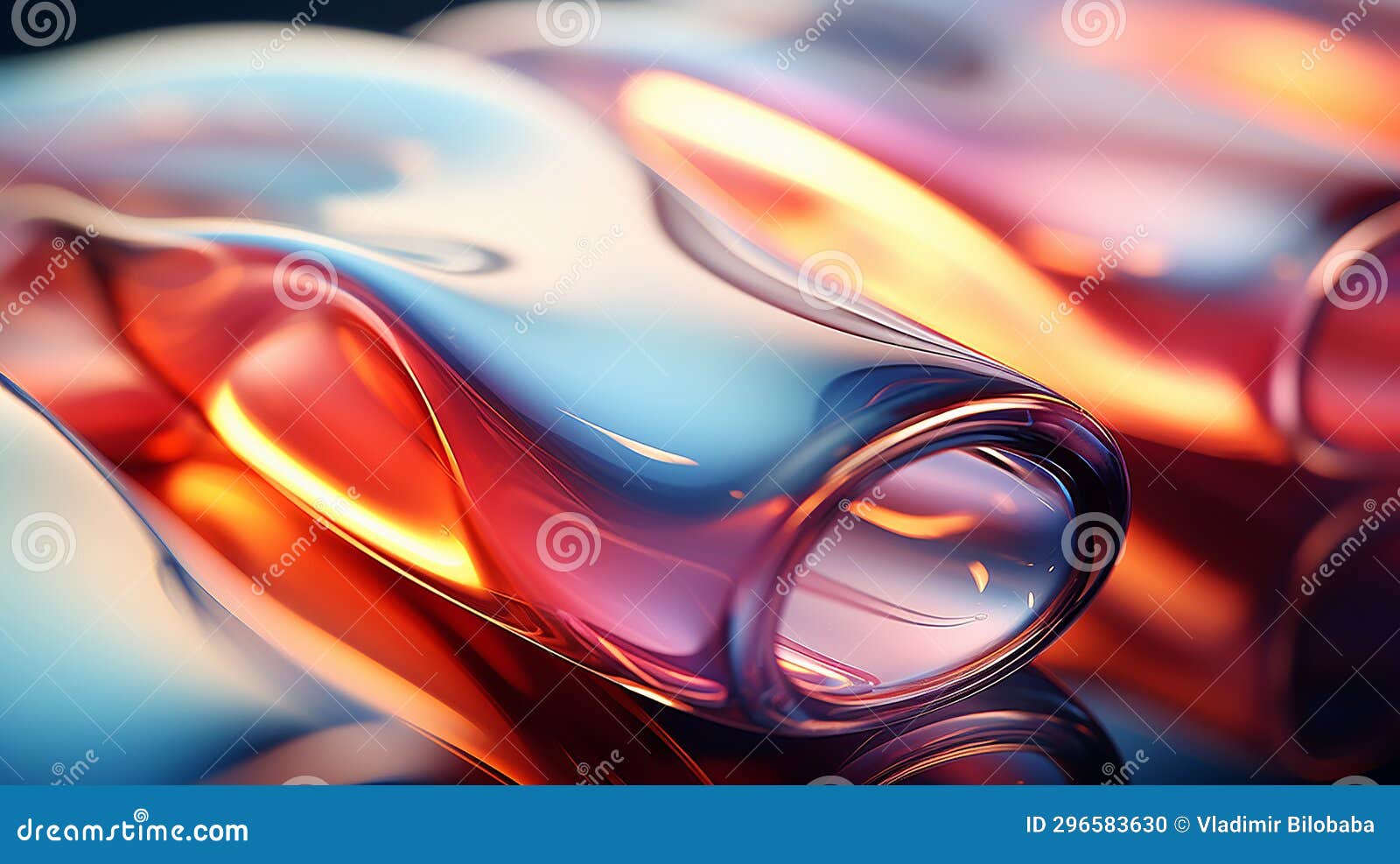 Modern Conceptual Color 3D Background for Design of Visual Projects ...