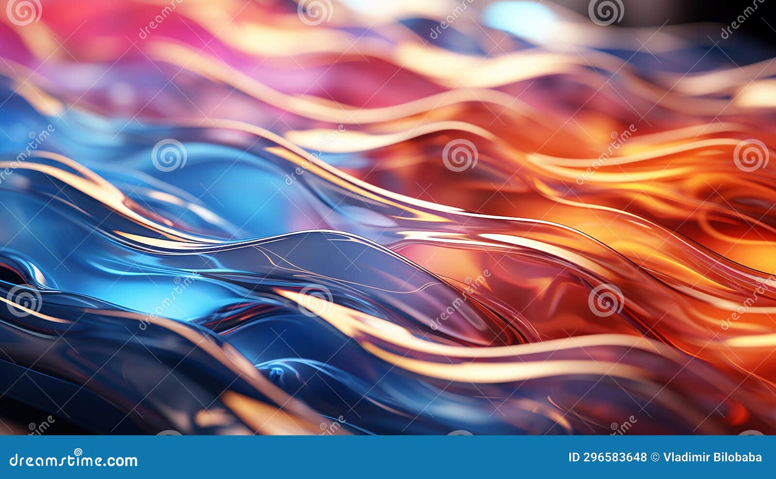 Modern Conceptual Color 3D Background for Design of Visual Projects ...