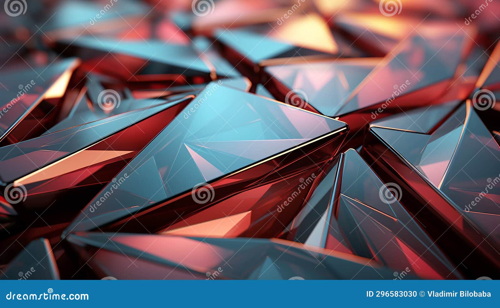 Modern Conceptual Color 3D Background for Design of Visual Projects ...