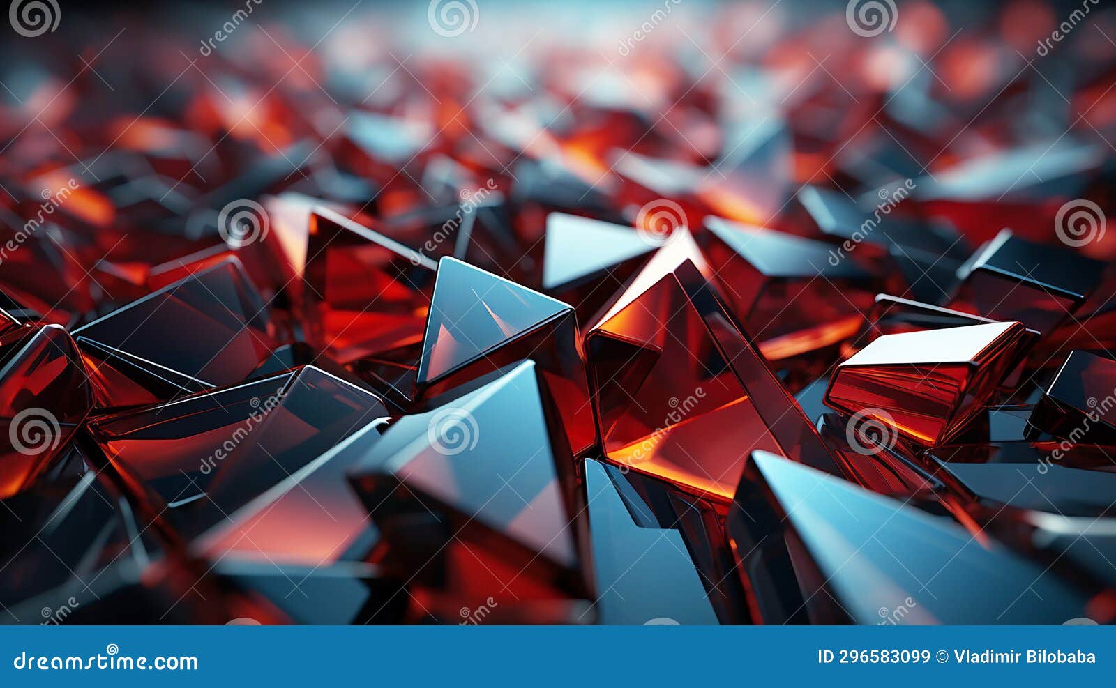 Modern Conceptual Color 3D Background for Design of Visual Projects ...
