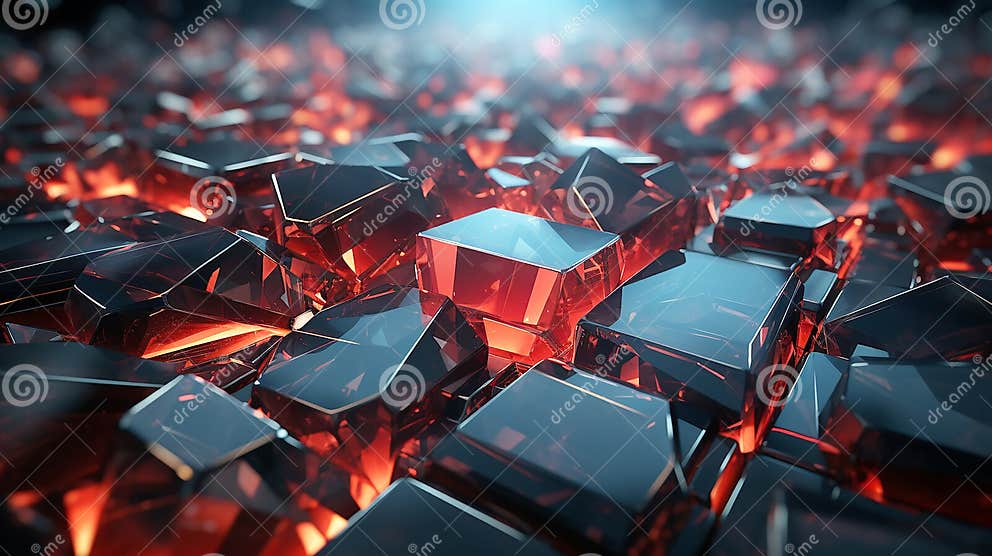 Modern Conceptual Color 3D Background for Design of Visual Projects ...