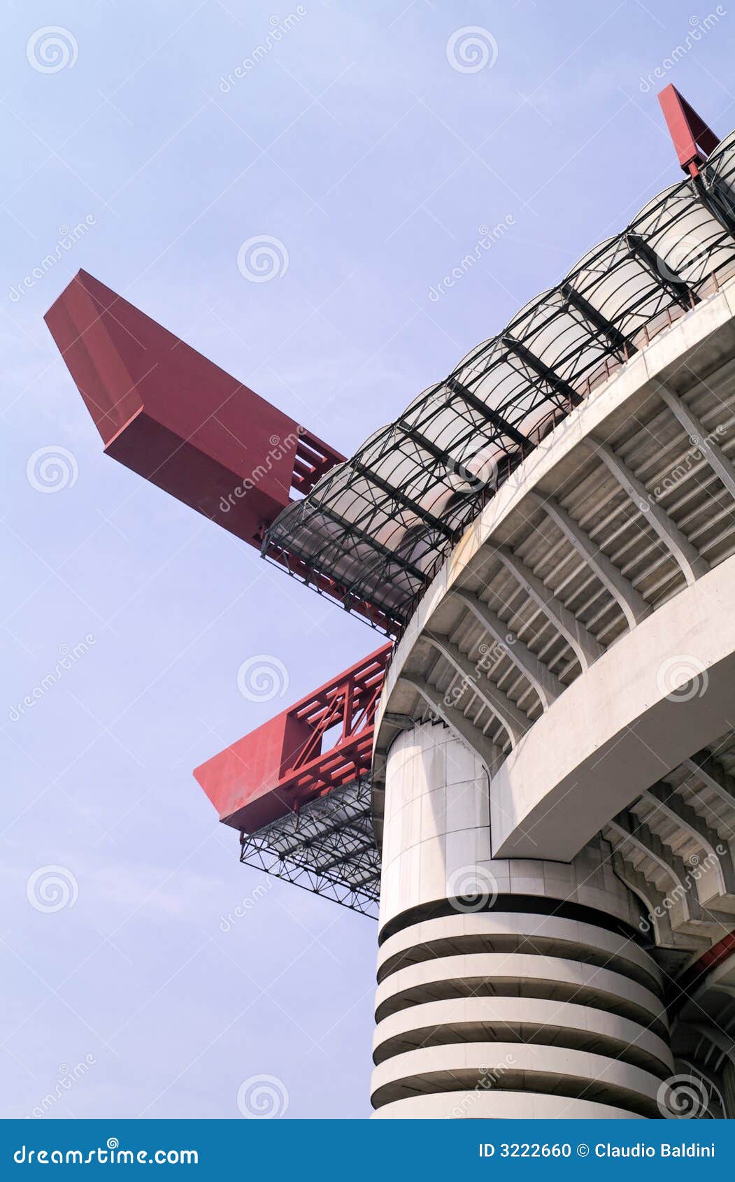 Modern Concrete and Steel Cons Stock Photo - Image of structure ...