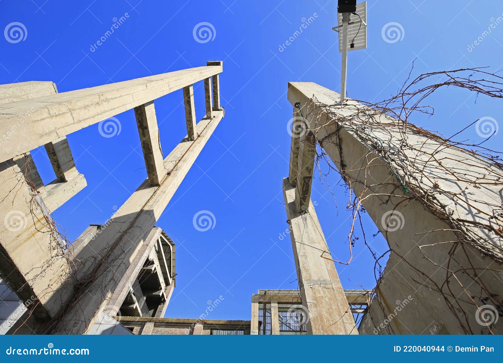 Modern Concrete Structure Building Stock Photo - Image of concrete ...