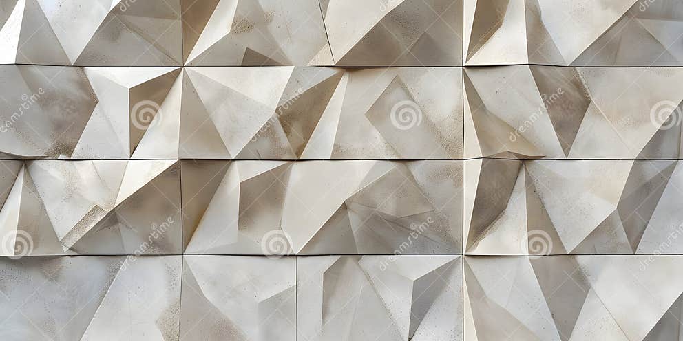 Modern Concrete Tile Wall Cladding Pattern Stock Illustration ...