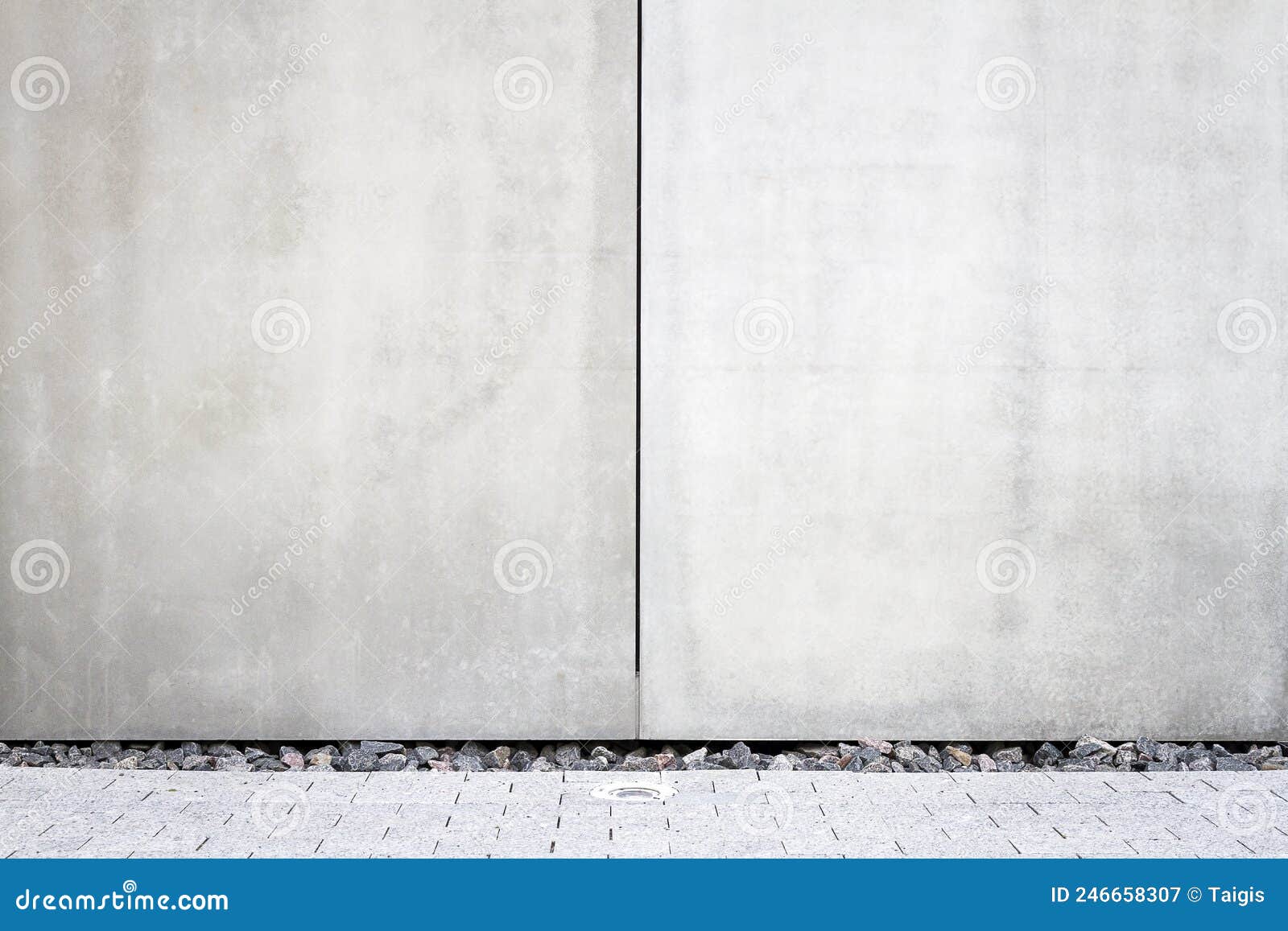 Modern concrete tile wall stock image. Image of exterior - 246658307