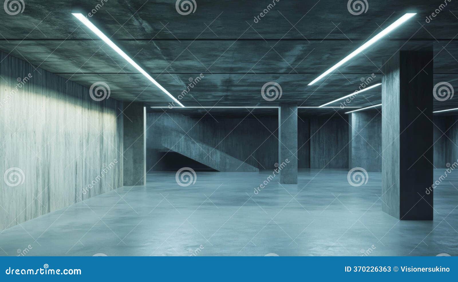 Underground Bar Interior Rendering, Modern Bar Interior Design Style ...