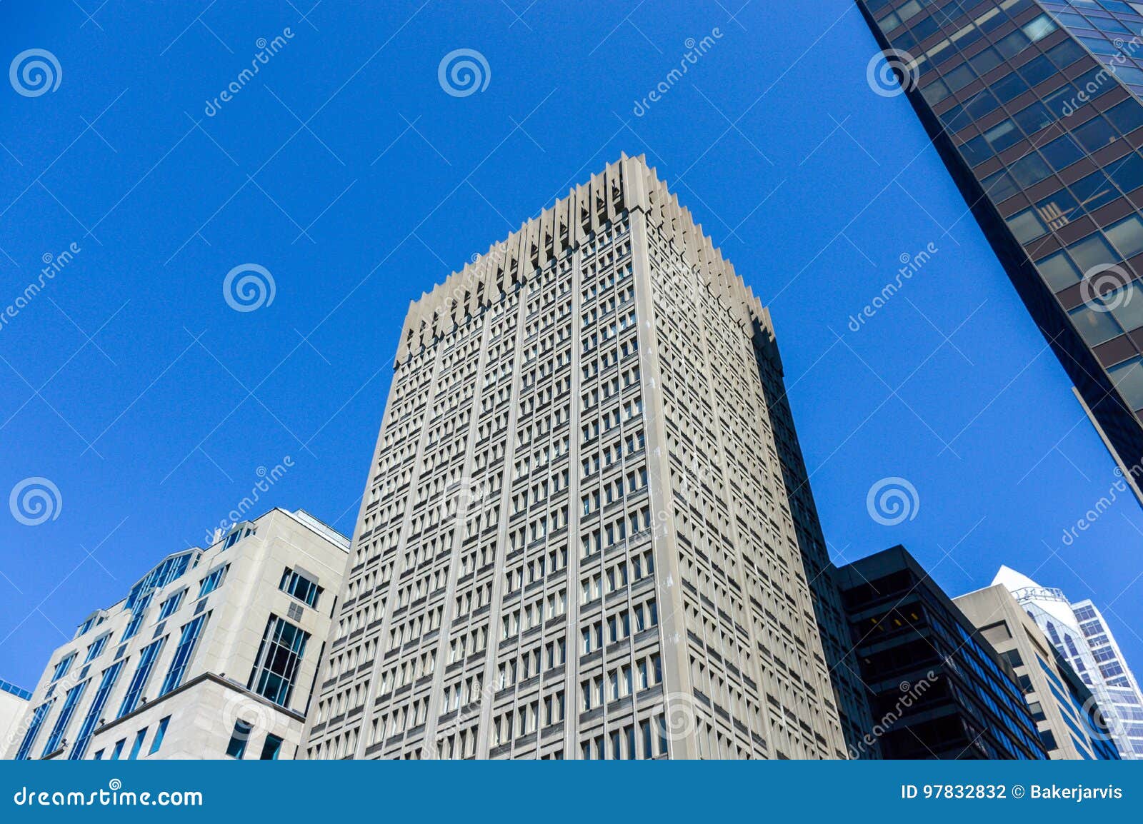 Modern Condo Buildings in Downtown Stock Photo - Image of estate, city ...