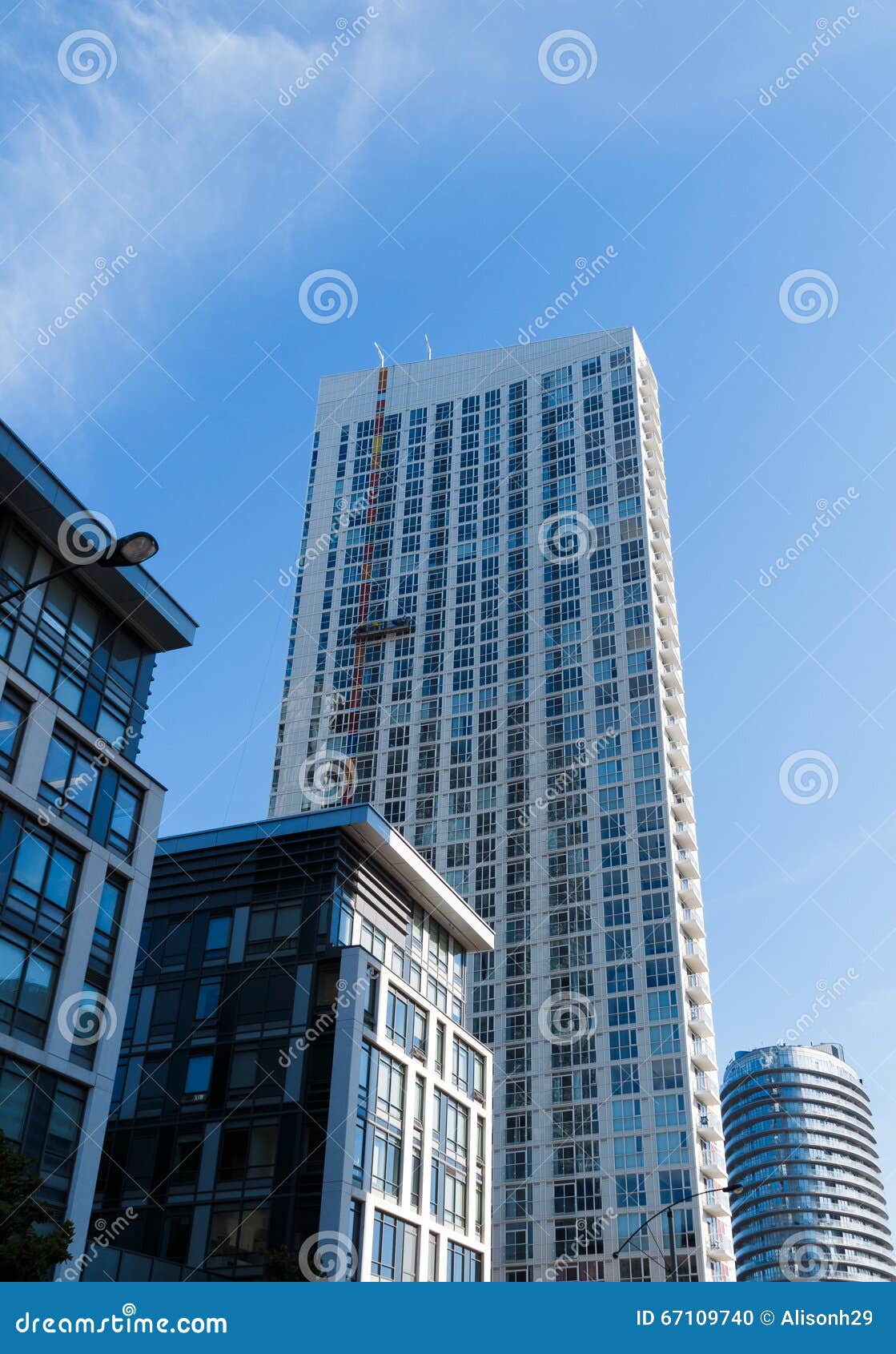 Modern Condo Tower stock photo. Image of apartment, condos - 67109740