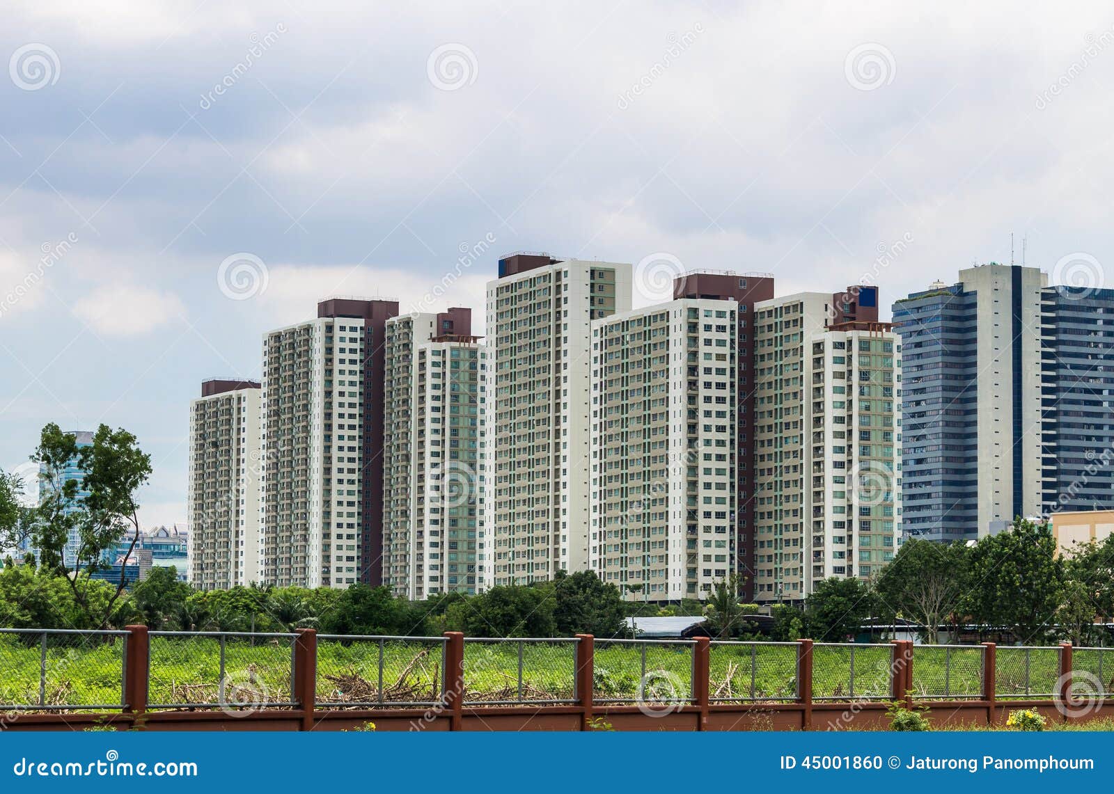 Modern Condominium Building Stock Photo - Image of building ...