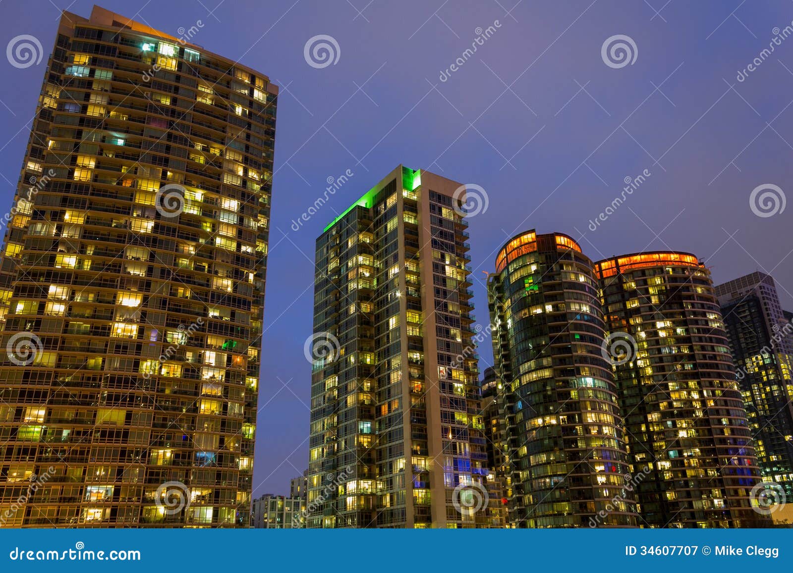 Modern Condos stock image. Image of canada, residential - 34607707