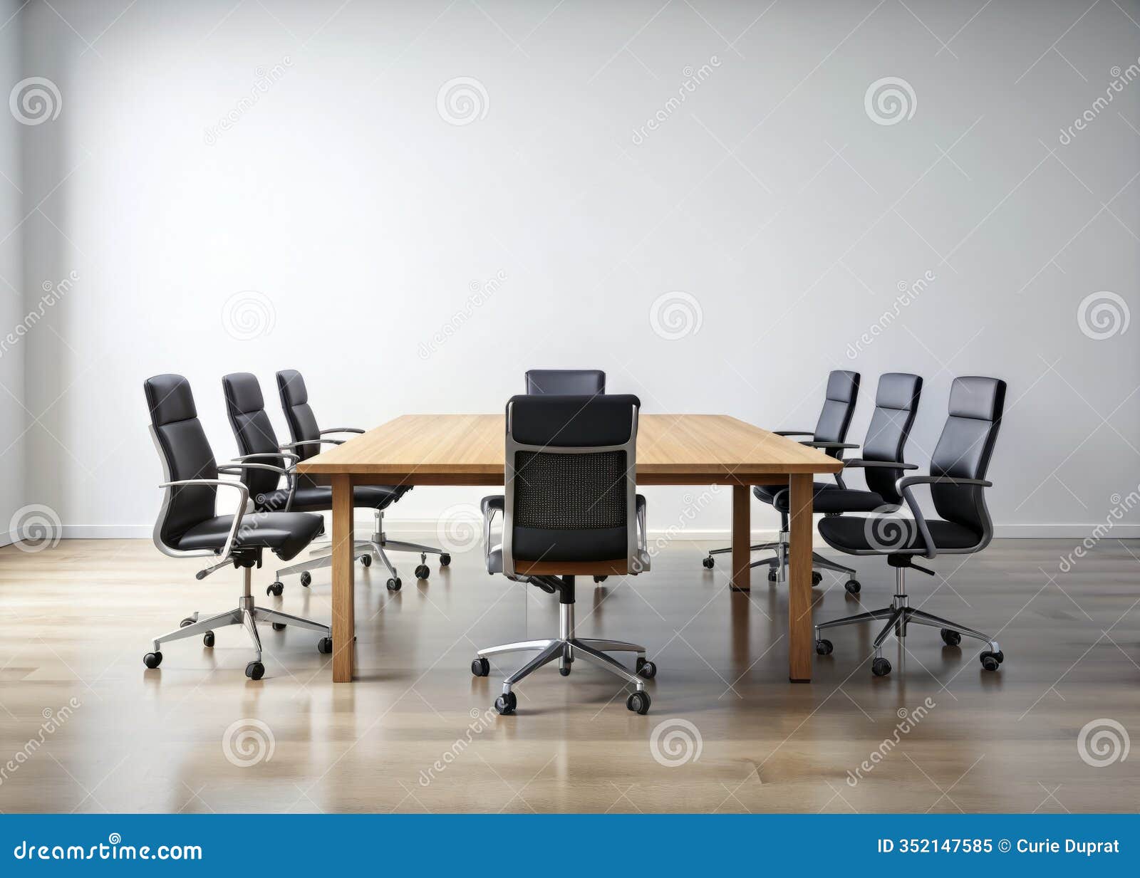 Modern Conference Table and Chair a Professional Meeting Space Setup ...
