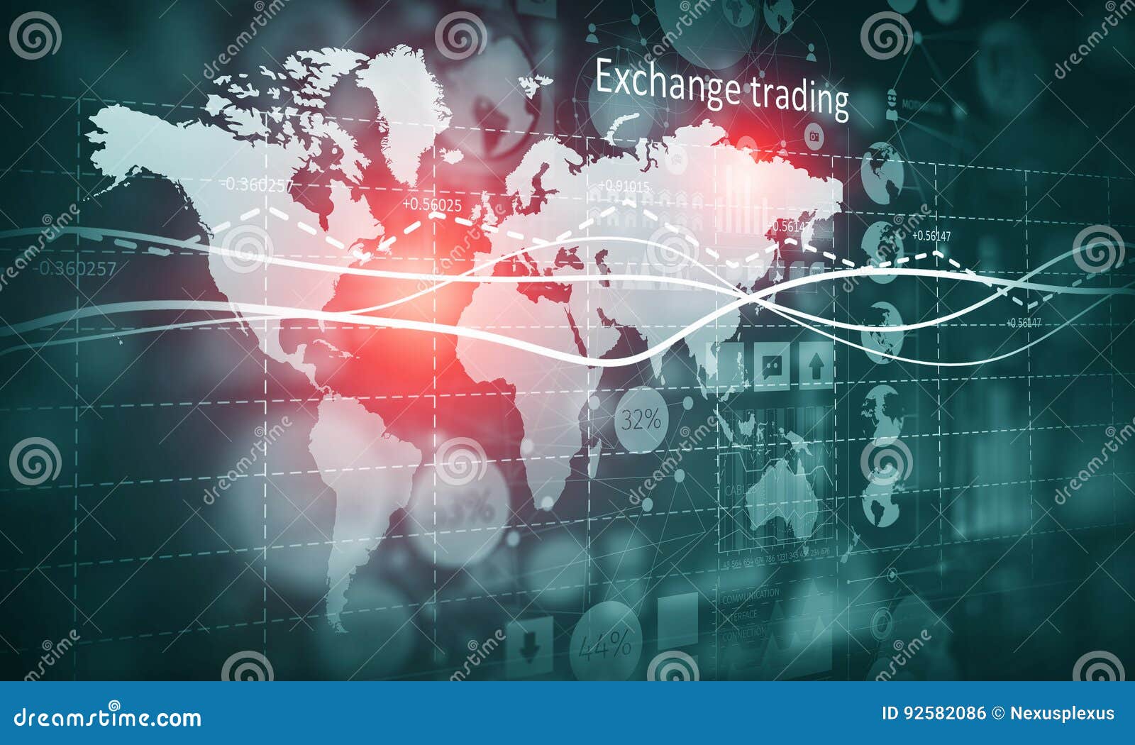 Modern Connection Technologies Background Stock Photo - Image of ...