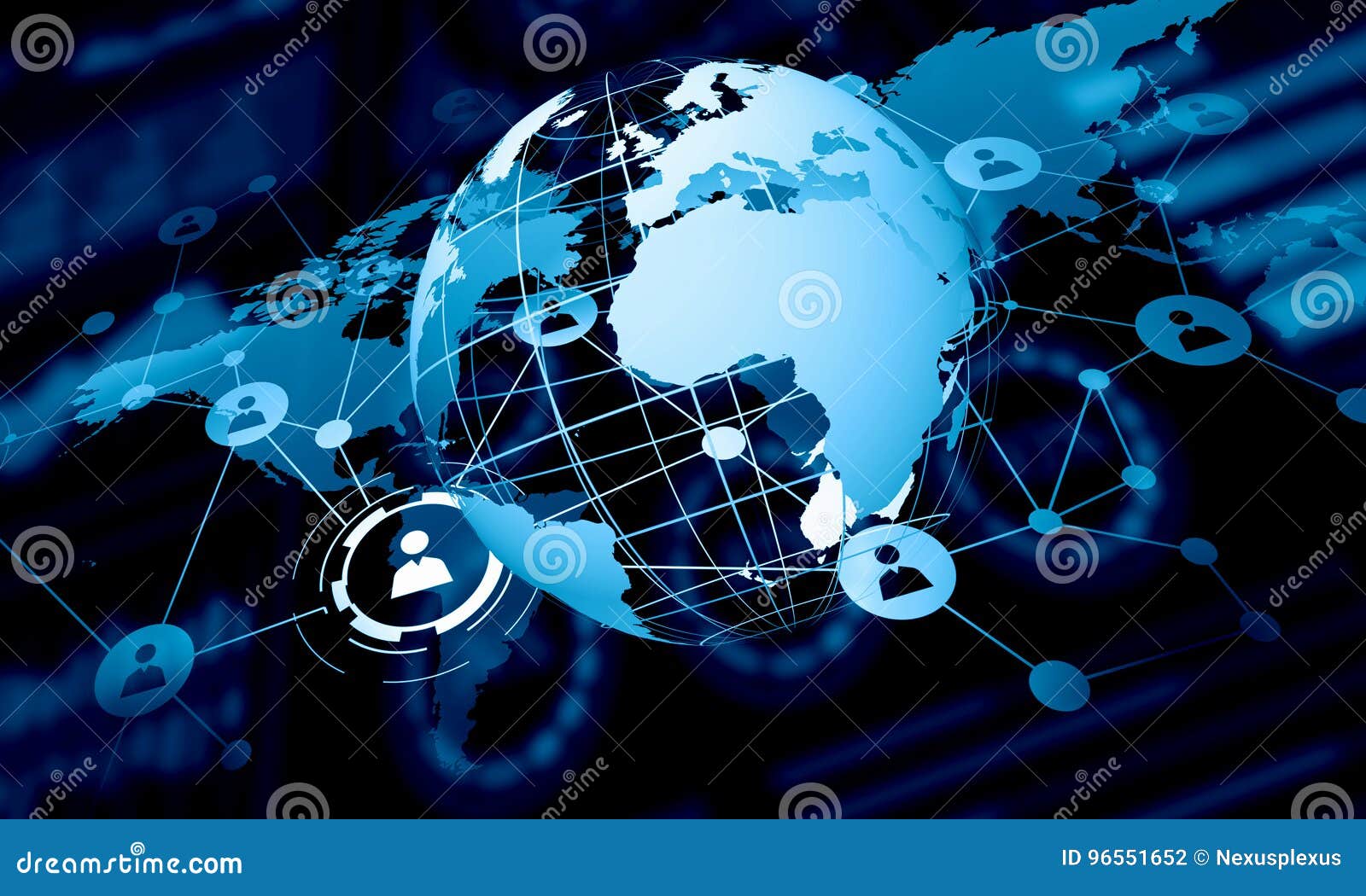 Modern Connection Technologies Background Stock Photo - Image of ...