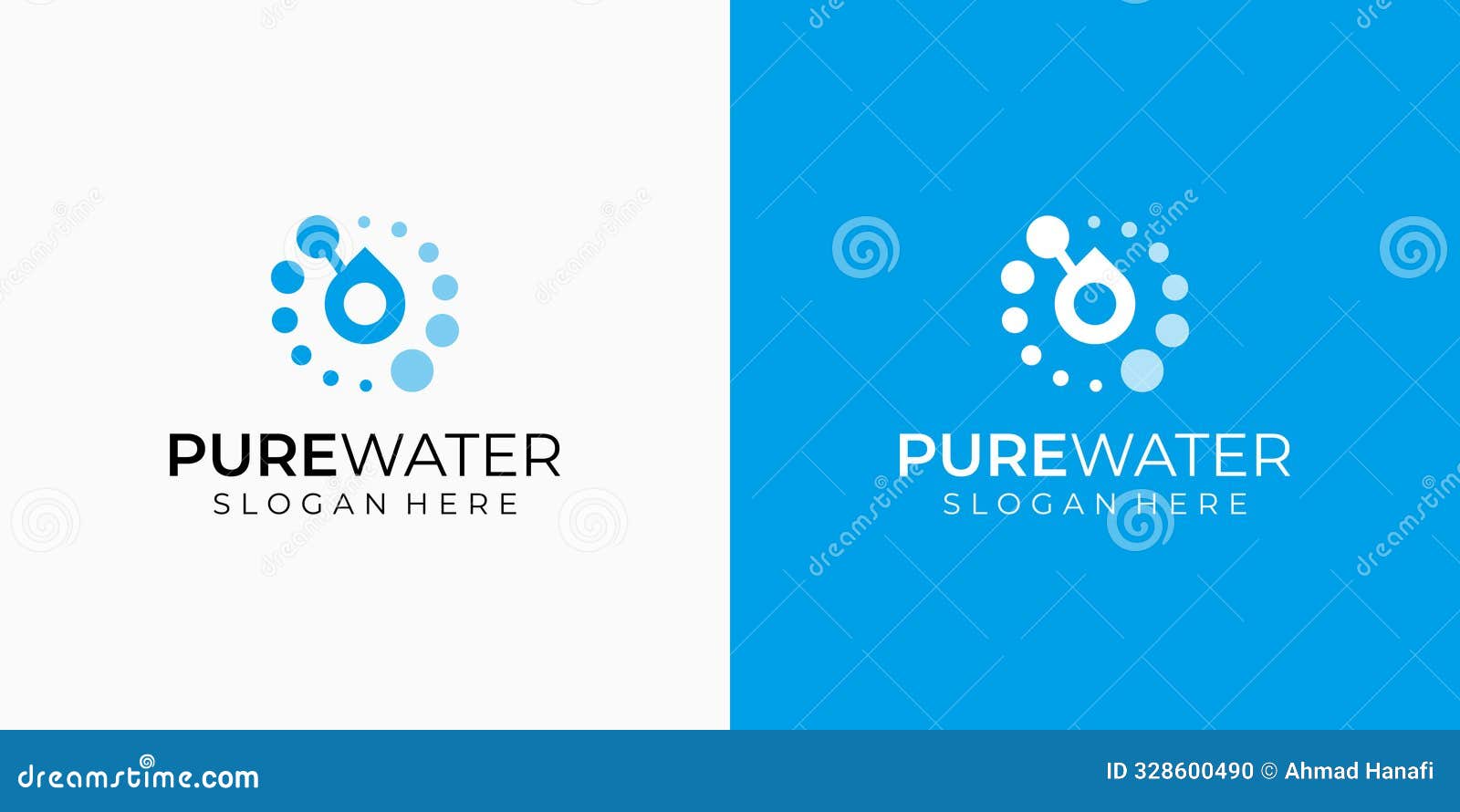Modern Connection Water Drop Vector Logo Design Stock Illustration ...