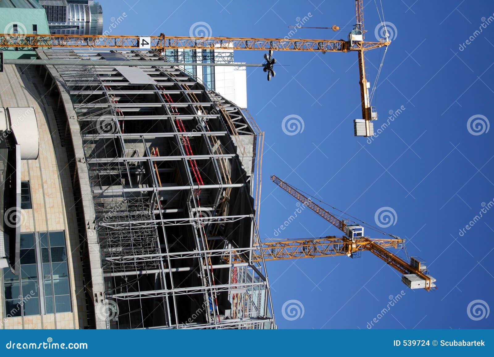Modern construction stock photo. Image of tall, construction - 539724
