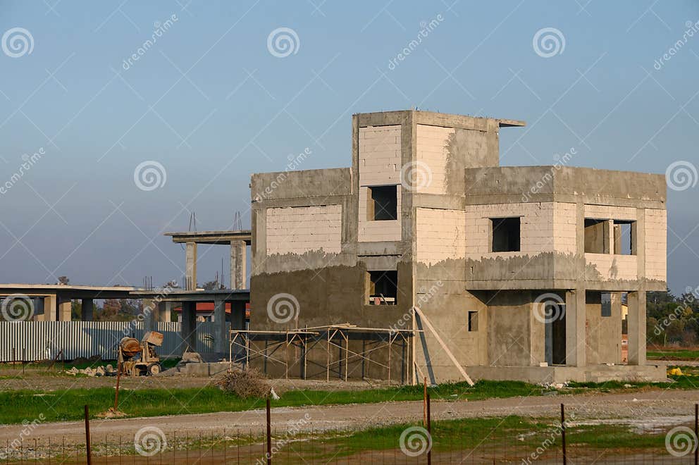 Modern Construction Project Showcasing a Developing Structure in a ...