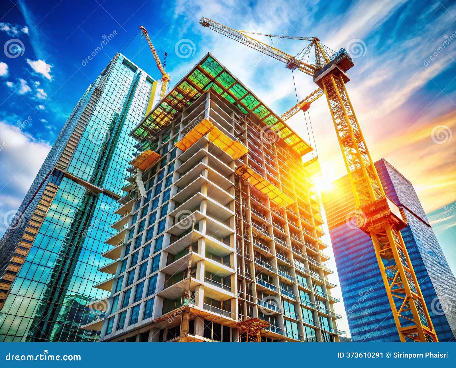 Innovative Formwork Design For Building Cartoon Vector | CartoonDealer ...