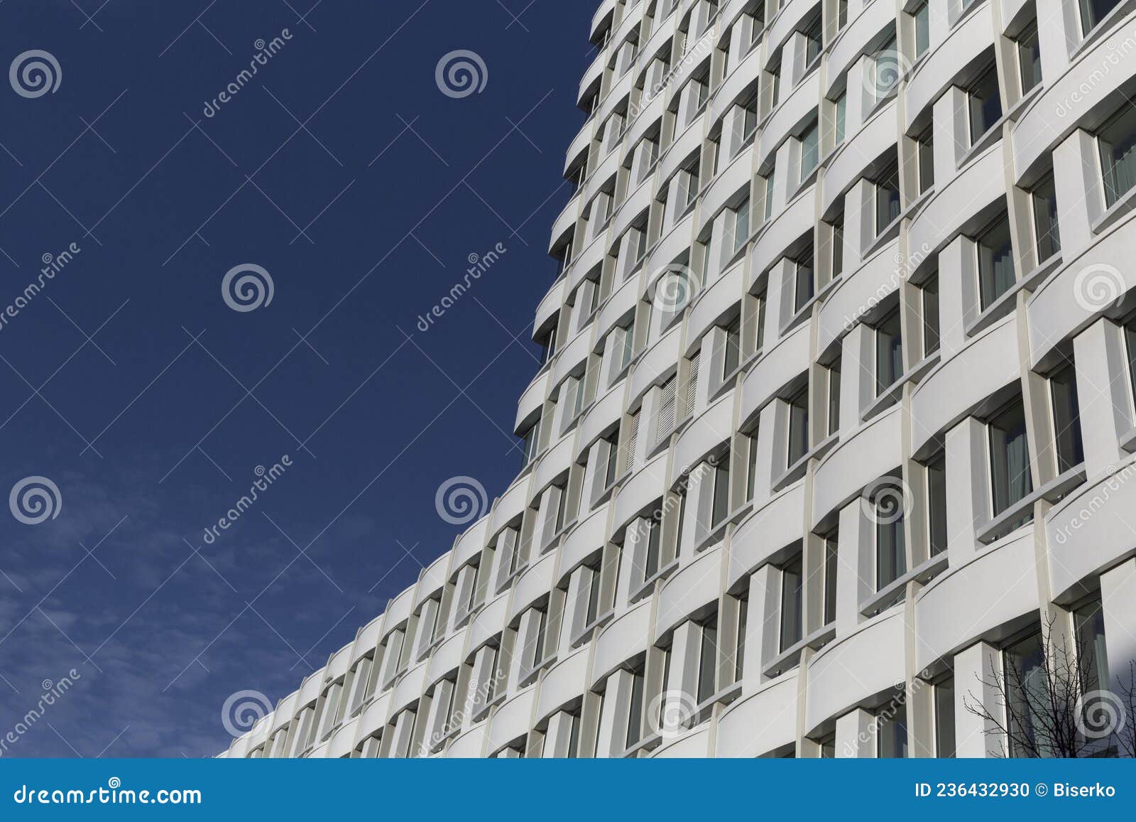 Raster on the Facade of Skyscraper Stock Photo - Image of raster, floor ...