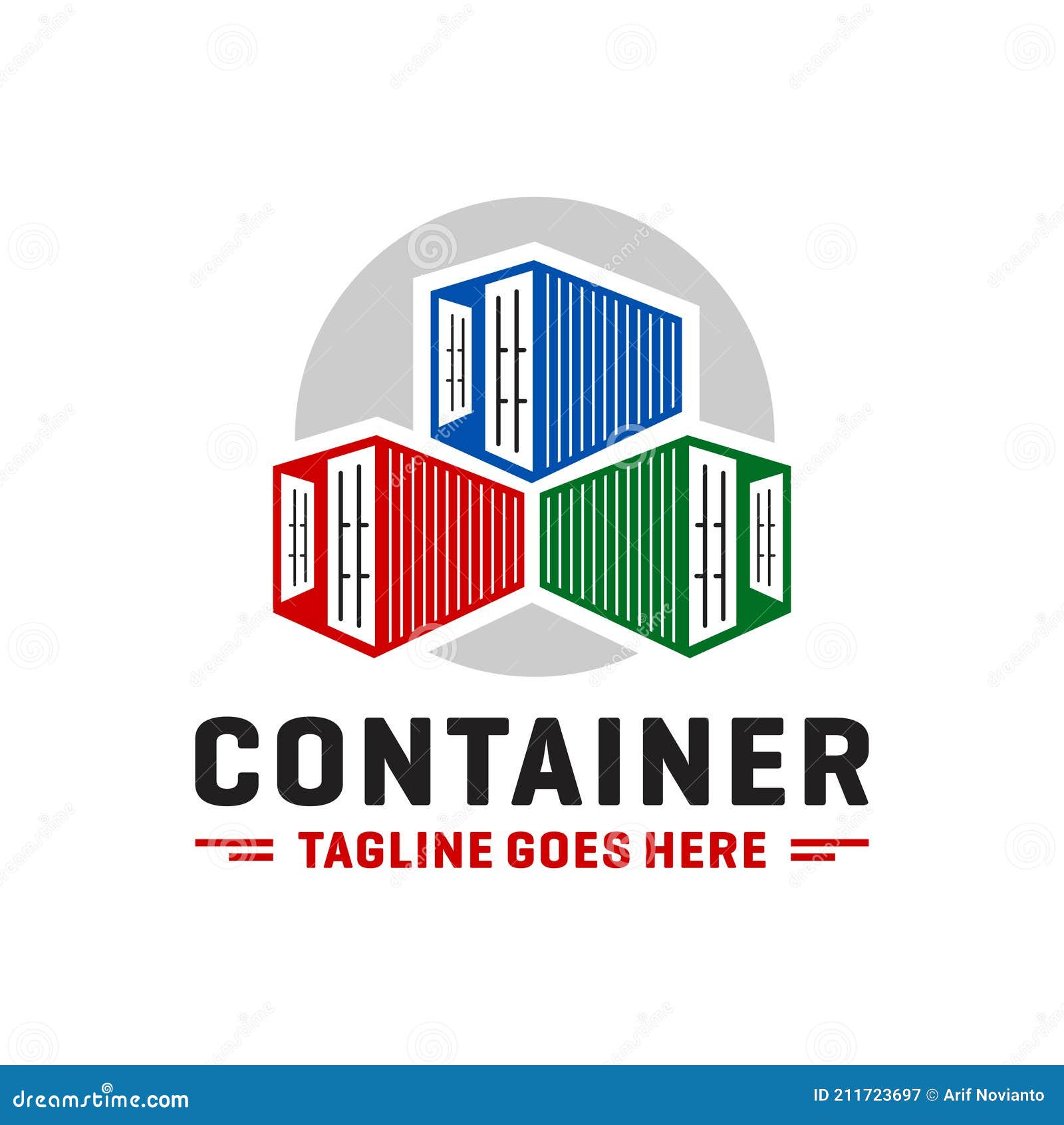 Modern Container or Metal Box Logo Stock Vector - Illustration of ...