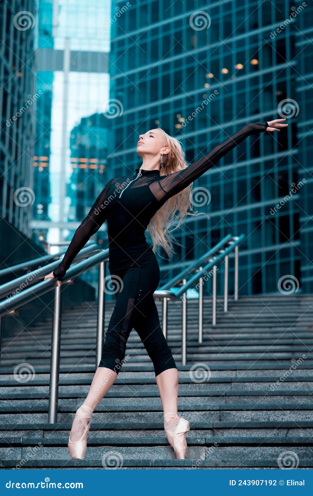 Modern Contemporary Ballet, Dancer. Stock Photo - Image of elegance ...
