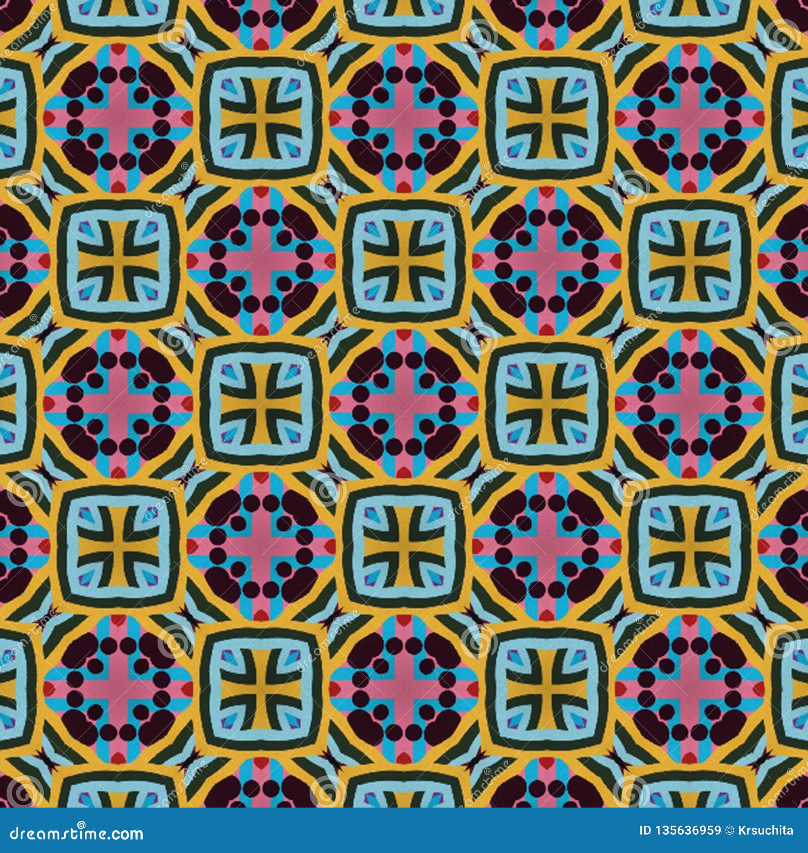 Modern and Contemporary Design Pattern in Repeat Stock Illustration ...