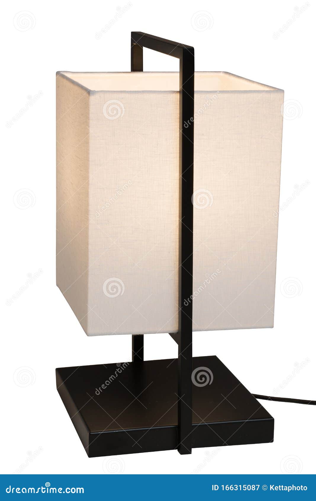 Modern Contemporary Lamp, Zen Style Stock Image - Image of bedside ...
