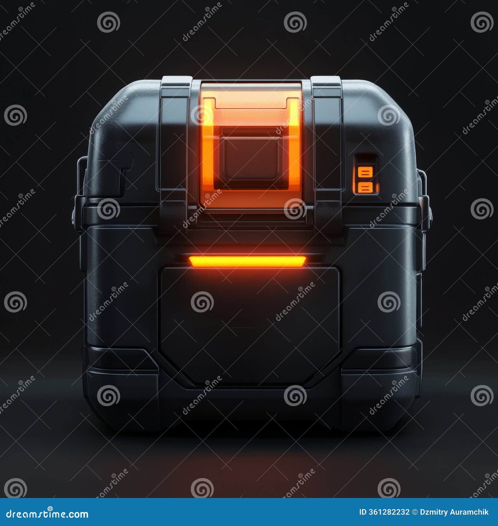 Modern Control Board with Light-Up Buttons and a Monitor Stock Photo ...