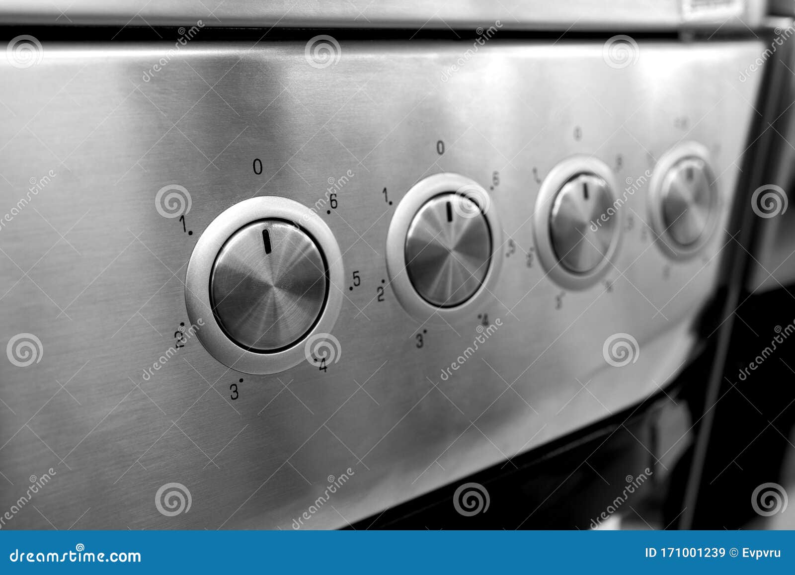 Modern Control Panel of Household Appliances Stock Image - Image of ...