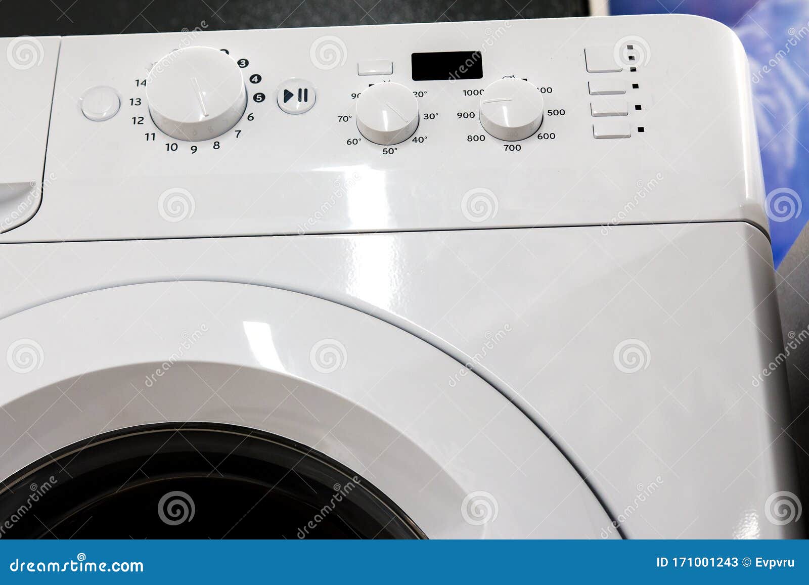 Modern Control Panel of Household Appliances Stock Image - Image of ...