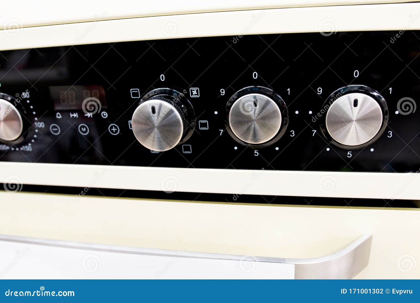 Modern Control Panel of Household Appliances Stock Photo - Image of ...