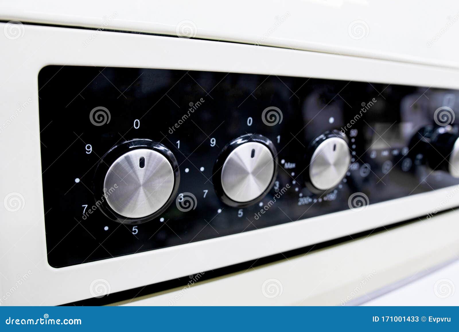 Modern Control Panel of Household Appliances Stock Image - Image of ...