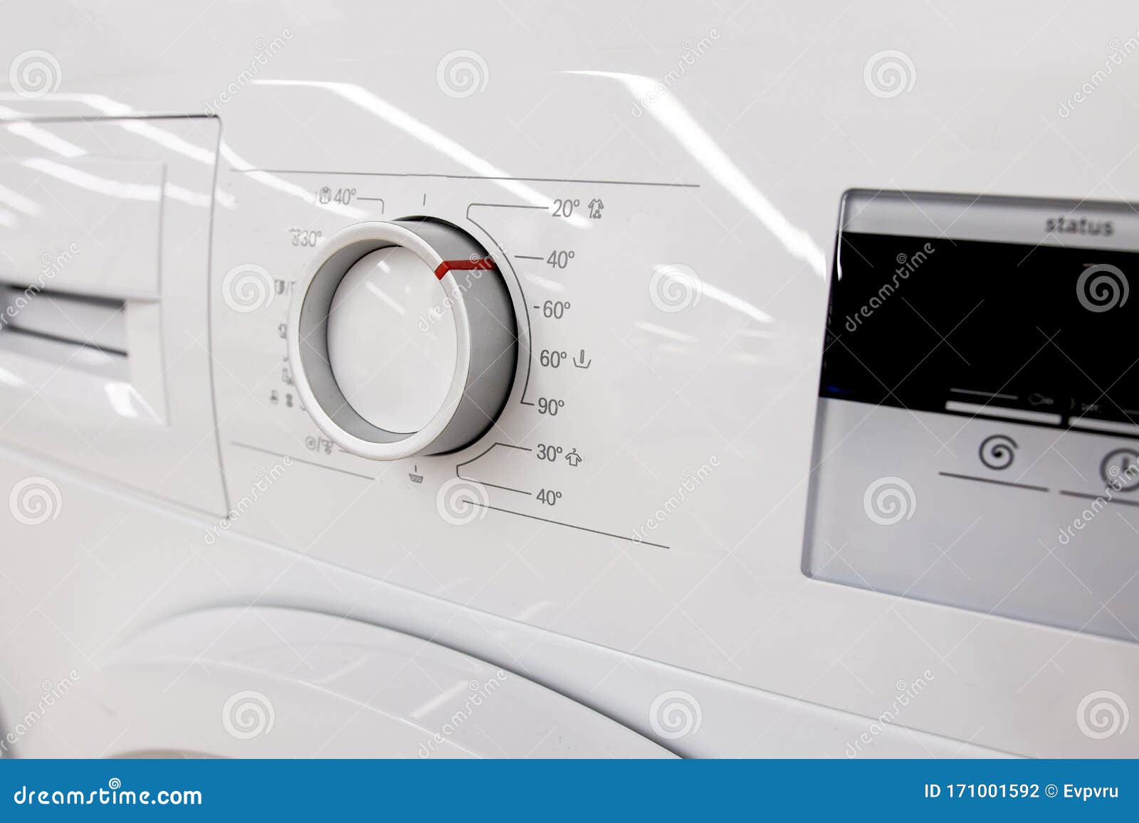 Modern Control Panel of Household Appliances Stock Photo - Image of ...