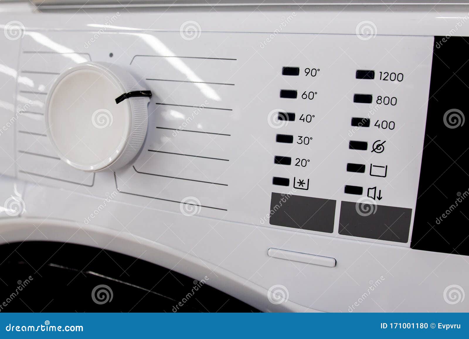 Modern Control Panel of Household Appliances Stock Photo - Image of ...