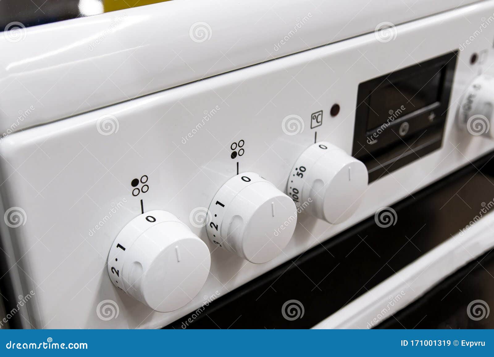 Modern Control Panel of Household Appliances Stock Image - Image of ...