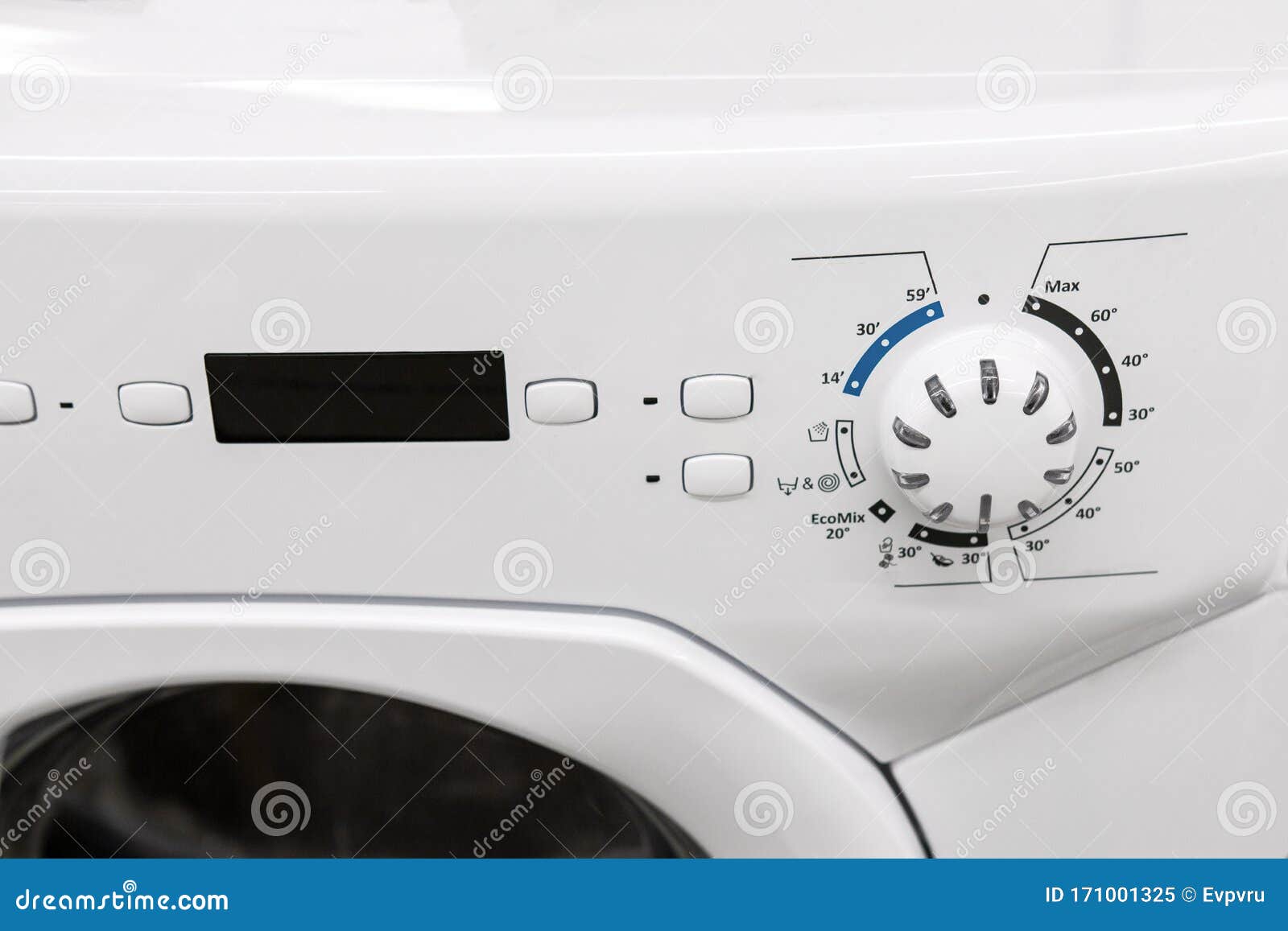 Modern Control Panel of Household Appliances Stock Image - Image of ...