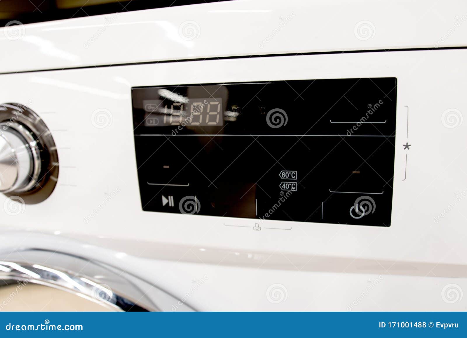 Modern Control Panel of Household Appliances Stock Photo - Image of ...