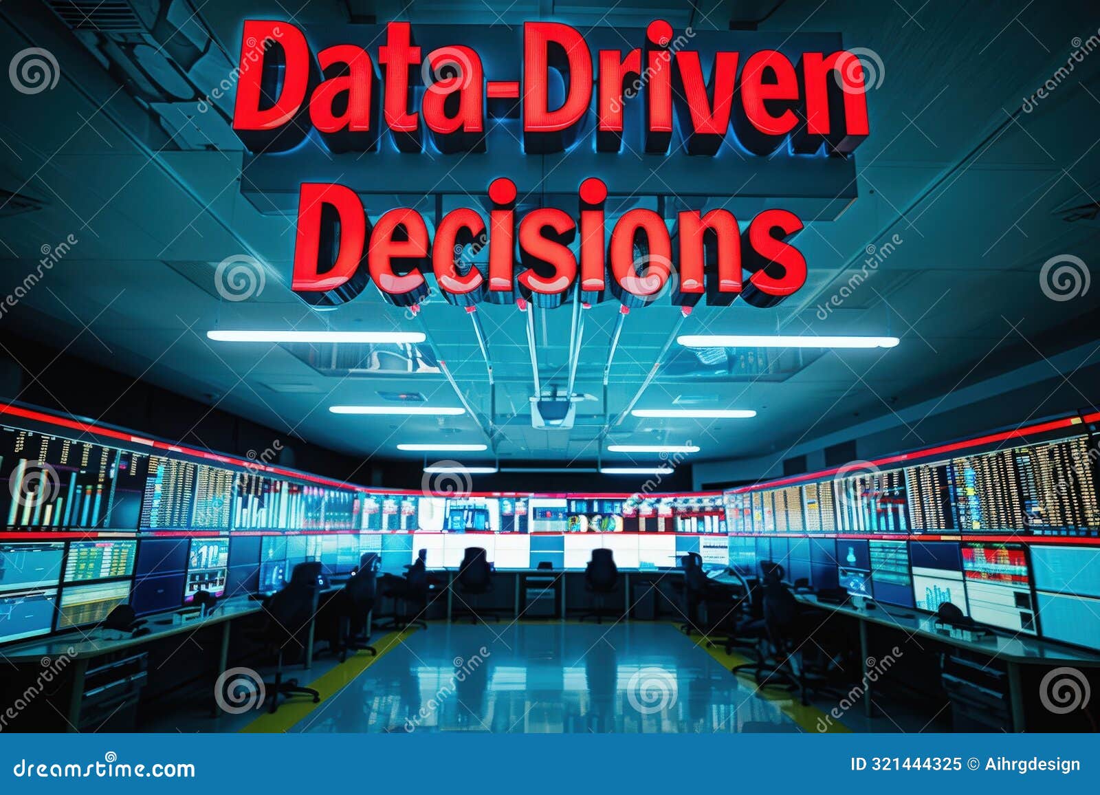 Data-Driven Decisions a Glimpse into the Modern Control Room Stock ... Data-Driven Decisions a Glimpse into the Modern Control Room Stock ...