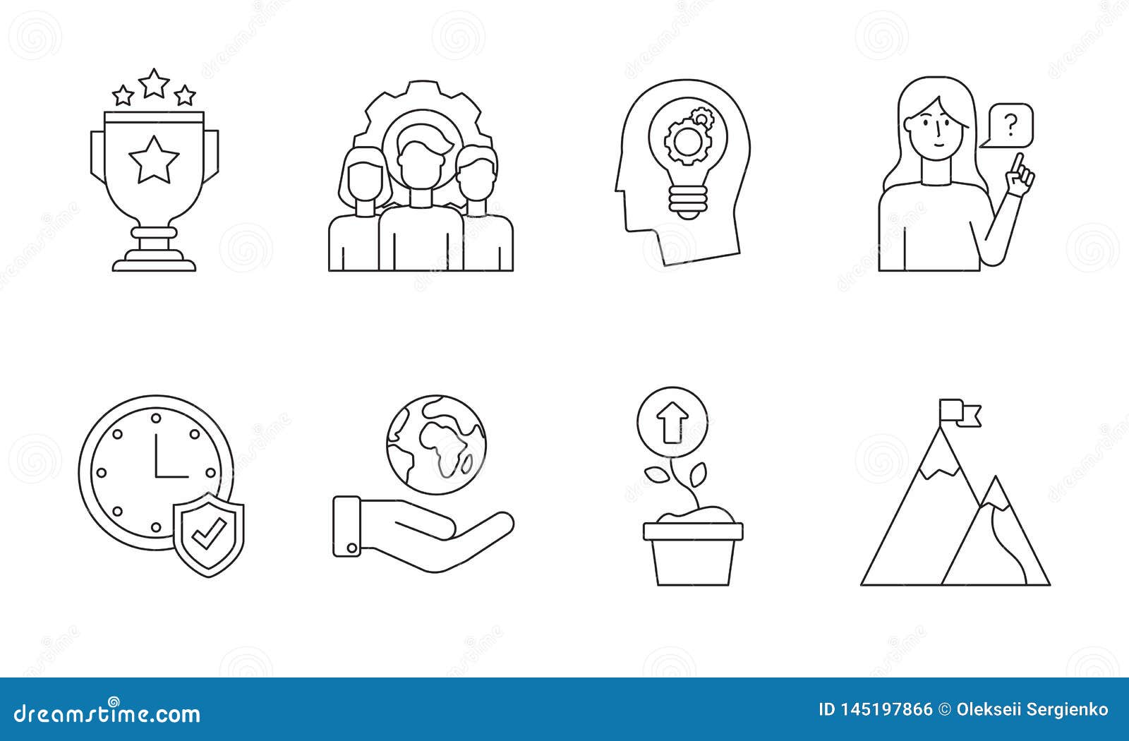 Modern Core Values Icon Set for Web Stock Vector - Illustration of ... Modern Core Values Icon Set for Web Stock Vector - Illustration of ...