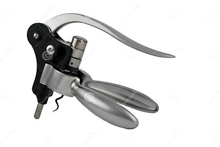 Modern corkscrew stock image. Image of liquid, isolated - 18003883