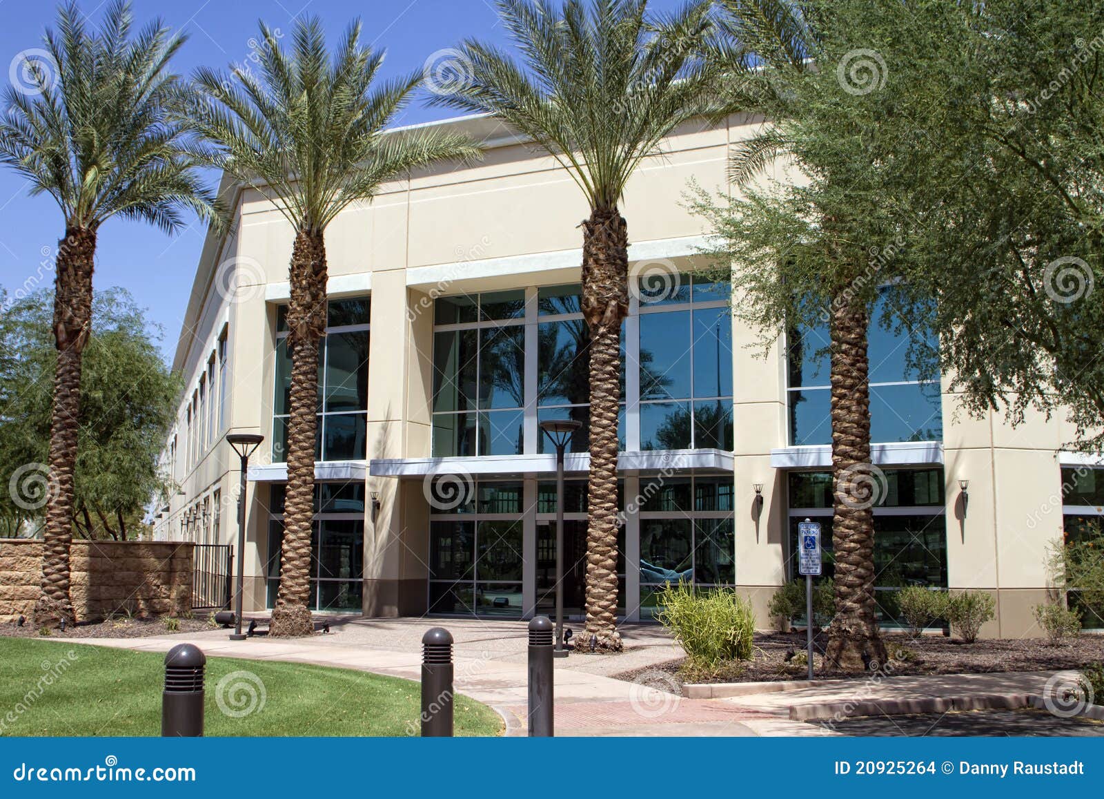 Modern Corporate Office Building Entrance Stock Photo - Image of ...
