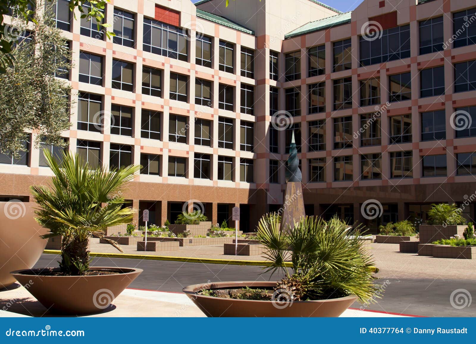 Modern Corporate Office Building Exterior Stock Photo - Image of door ...