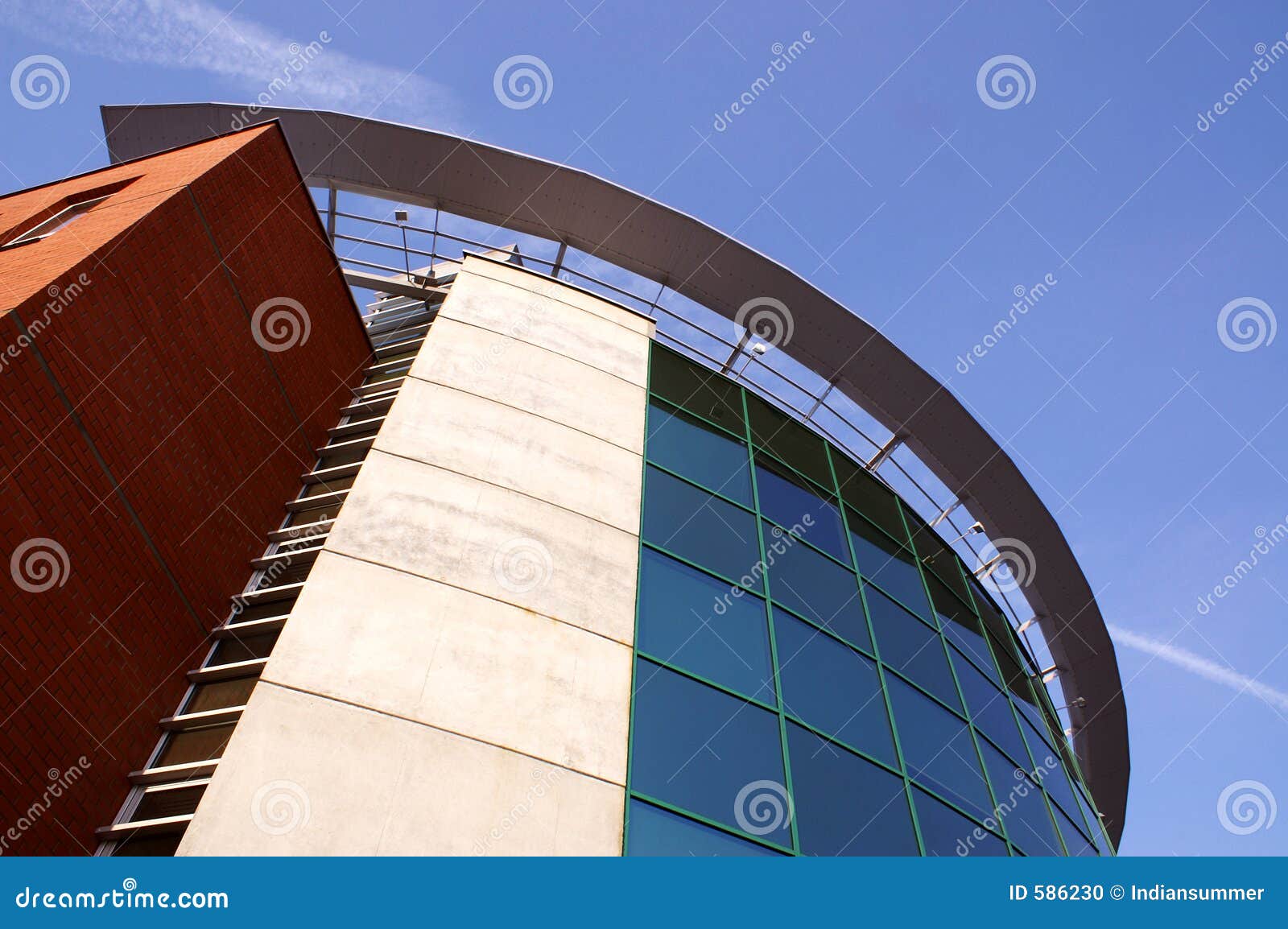 Modern Corporative Building Stock Photo - Image of modern, glass: 586230