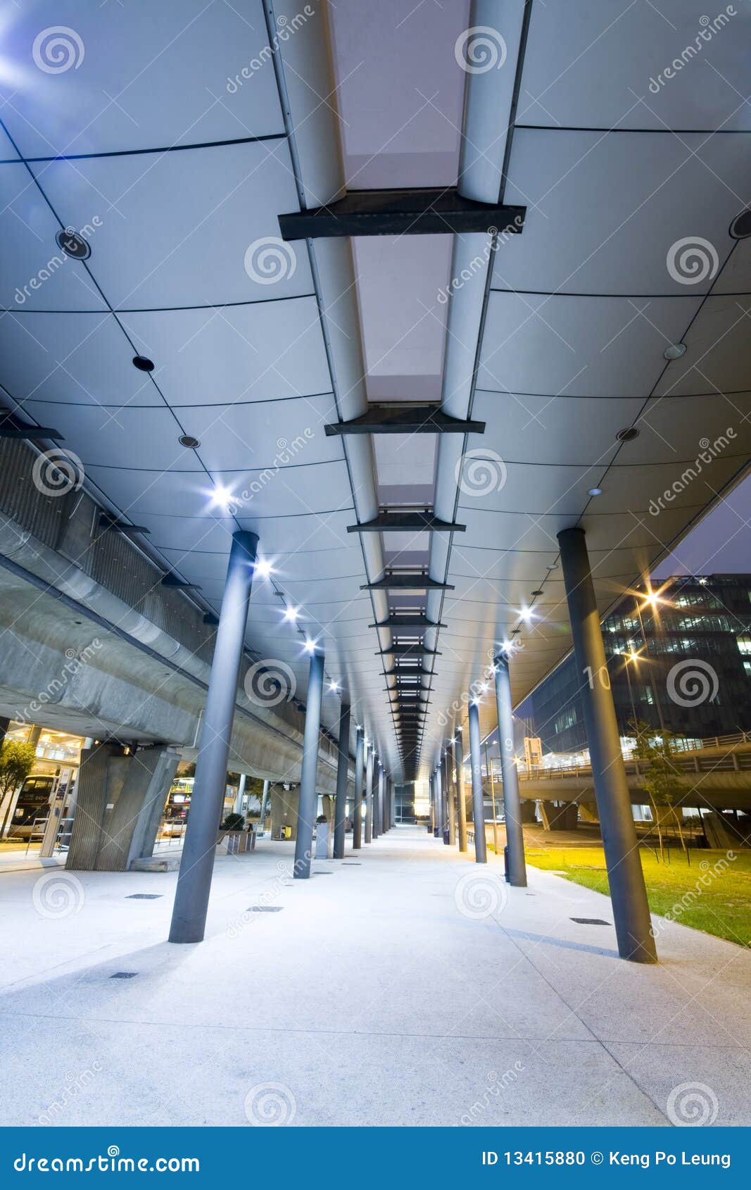 Modern corridor stock photo. Image of meeting, marble - 13415880
